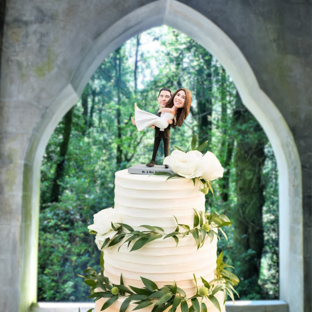Custom Wedding Cake Toppers For Bride And Groom